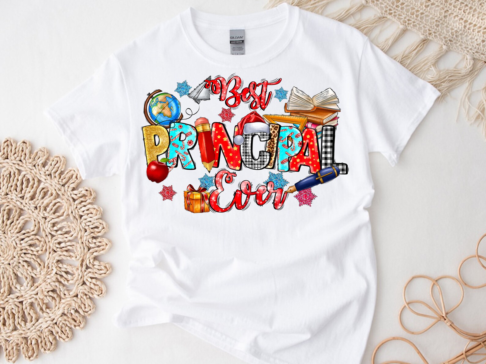 Best Principal Ever Png, Christmas Principal Png Sublimation Design ...