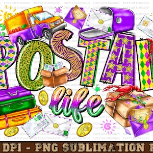 Postal Life Png, Mardi Gras PNG, Western Design Png, Postlal Png,postal ...