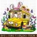 Happy Easter School Bus Driver Png, Teacher Png, Sublimation, Easter ...