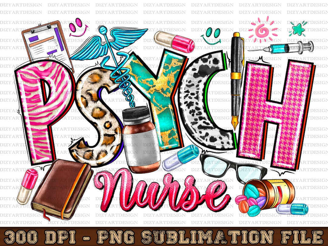 Psych Nurse Png, Psych Tech Nurse Png, Psych Crew Png, Psych Design ...