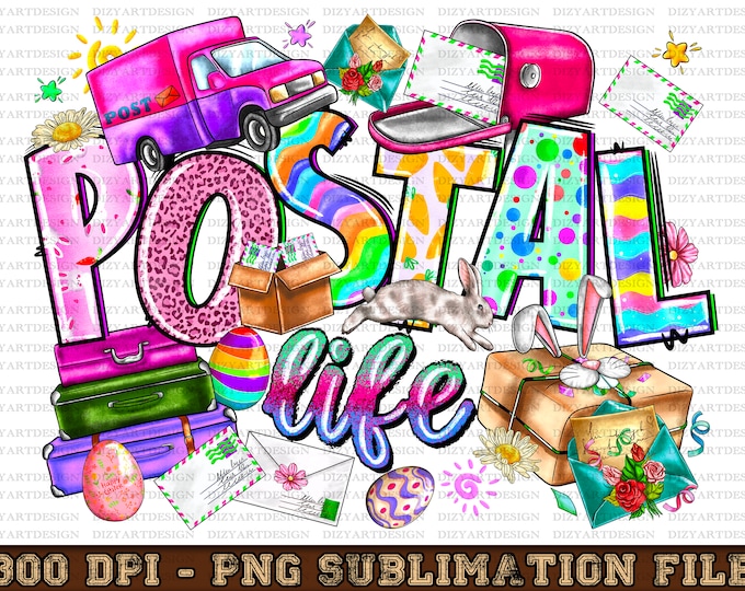 Postal Life Easter Day Png, Western PNG, Easter Png, Postlal Png ...