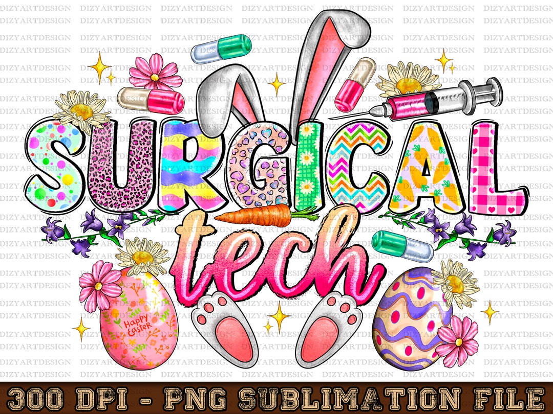 Surgical Tech Png Sublimation Design Download, Surgical Technician Png ...