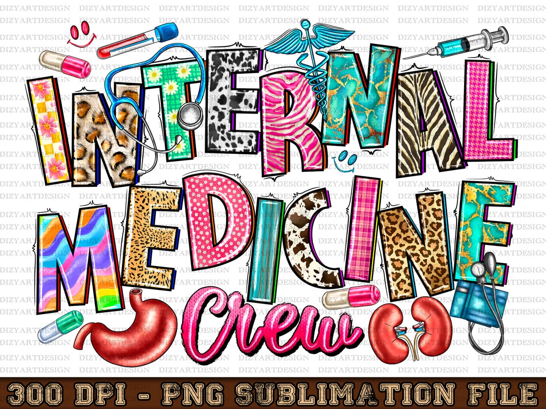 Internal Medicine Crew Png Sublimation Design, Internal Png, Medicine ...
