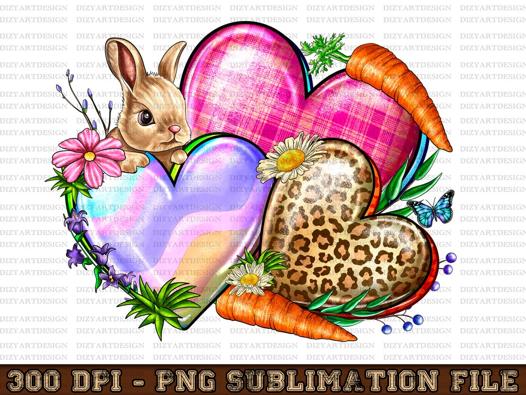 Heart Easter Png, Love Easter Day Png, Happy Easter Png, Heart Png ...