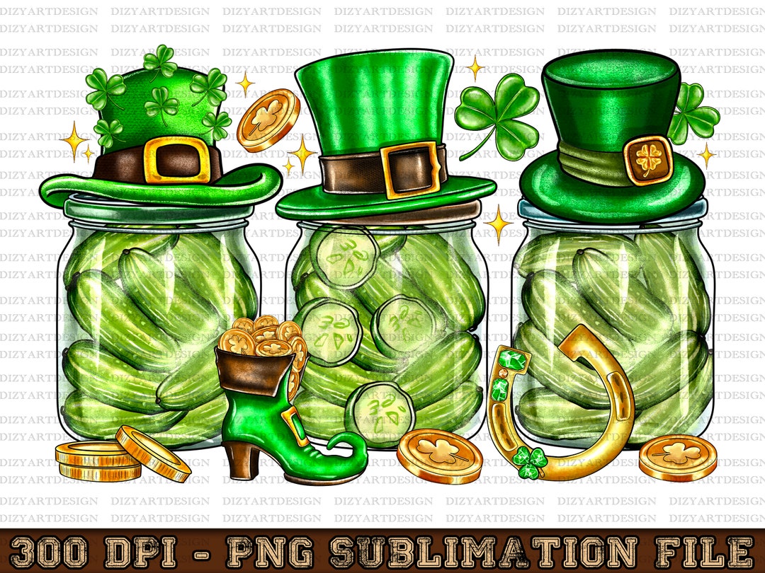 Pickle St. Patrick's Day Png, Funny Pickle St. Paddy's Day Png ...
