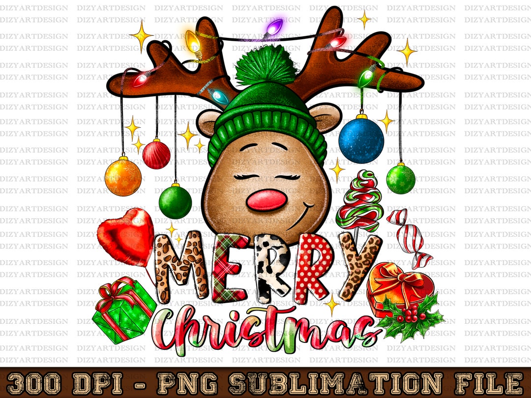 Merry Christmas Deer Png, Png, Merry Christmas Png, Christmas Deer ...