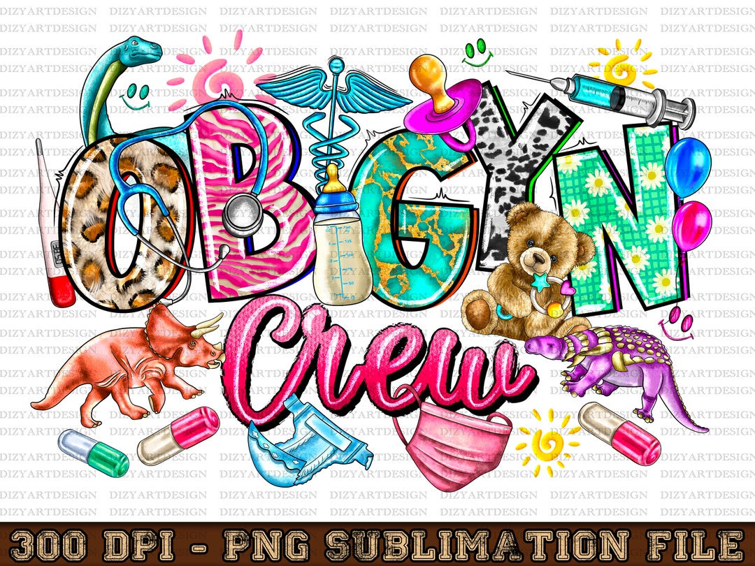OBGYN Crew Png Sublimation Design Download, Medical Png, Western OBGYN ...