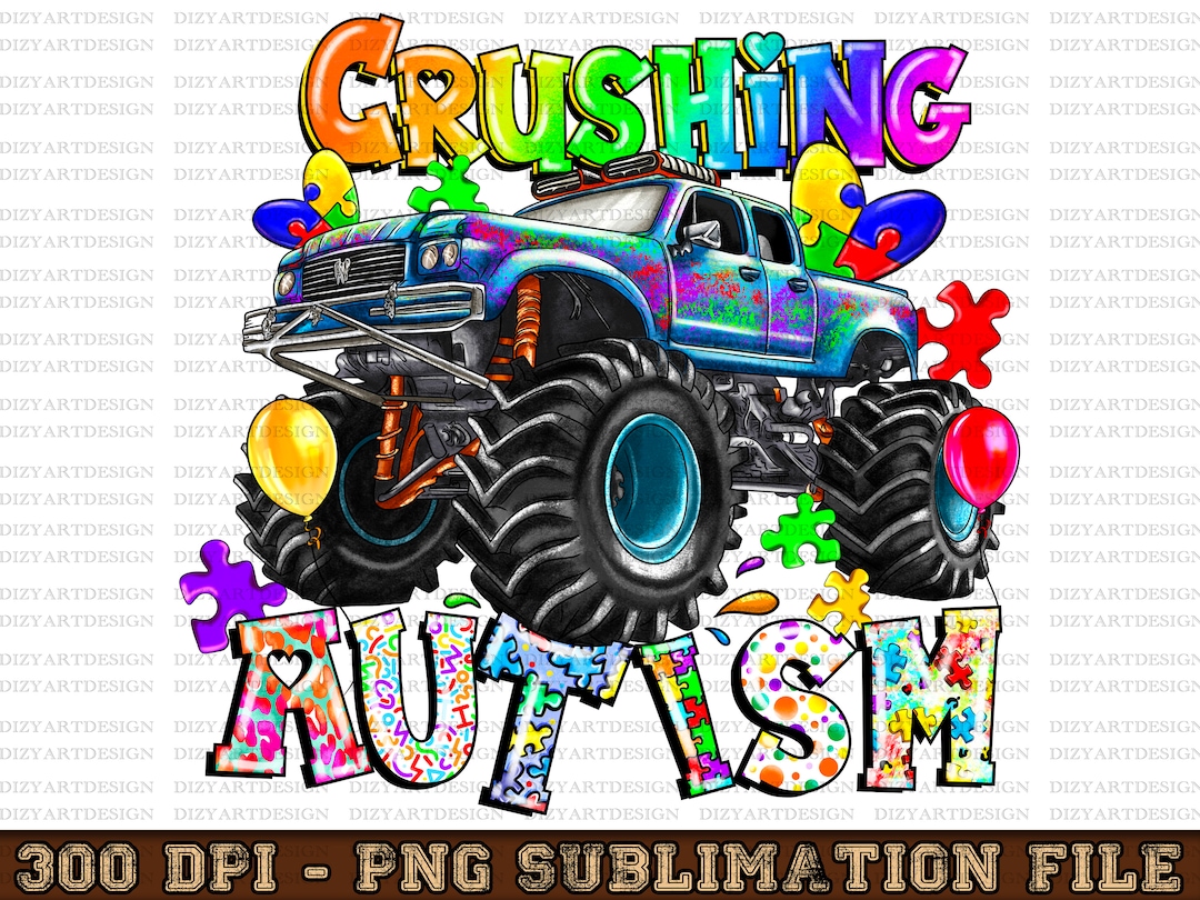 Autism Crusher Png, Autism Monster Truck Png, Monster Truck Png,autism ...