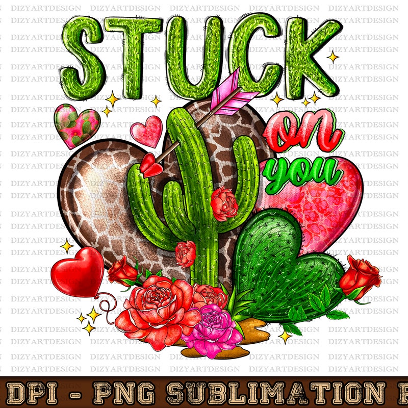 Stuck on You Cactus - Etsy