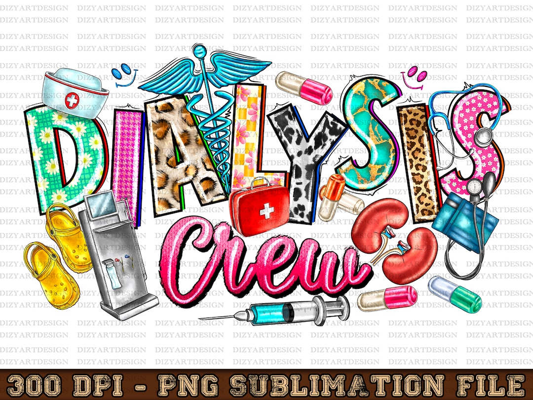 Dialysis Crew Png Sublimation Design Download, Western Dialysis Png ...