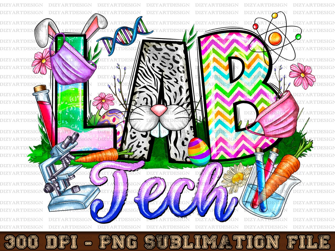 Lab Tech Png Sublimation Design Download, Lab Technician Png ...