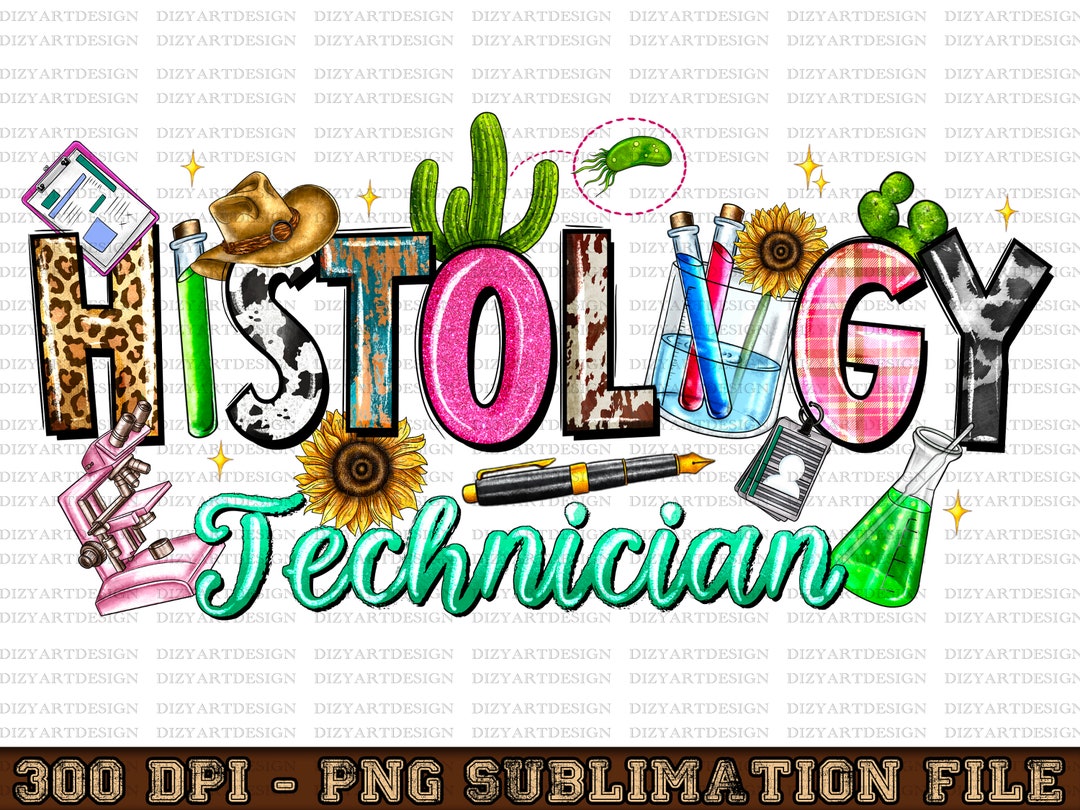 Histology Technician Png Sublimation Design Download, Medical Png, Lab ...