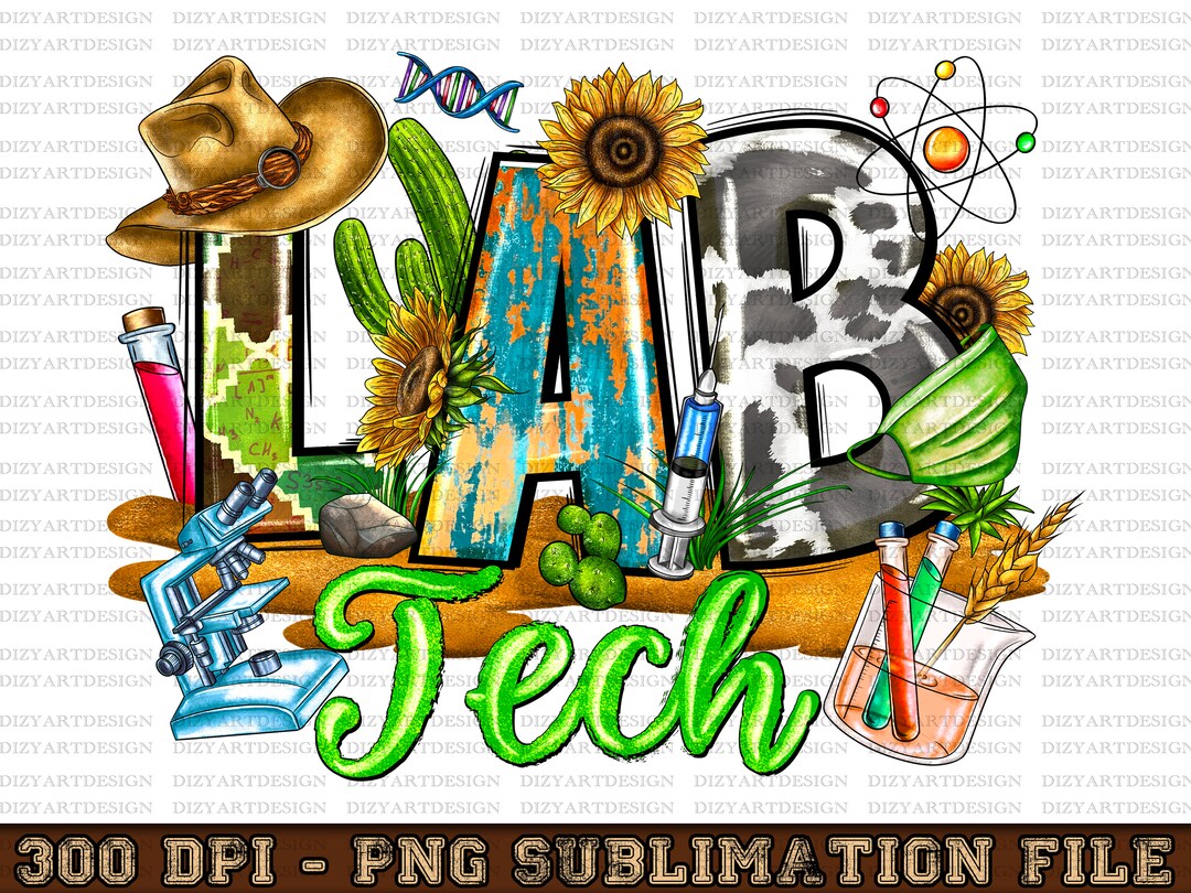 Lab Tech Png Sublimation Design Download, Lab Technician Png ...