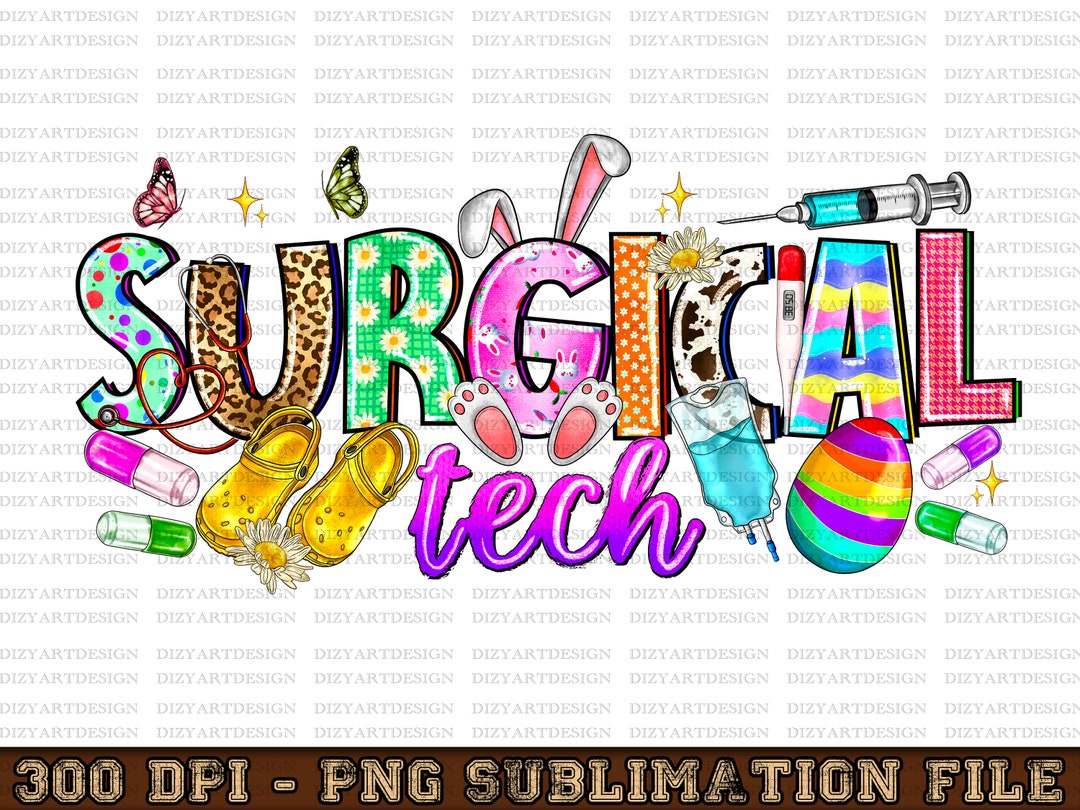 Surgical Tech Png Sublimation Design Download, Surgical Technician Png ...