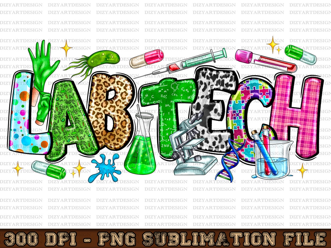 Lab Tech Png Sublimation Design Download, Lab Technician Png ...