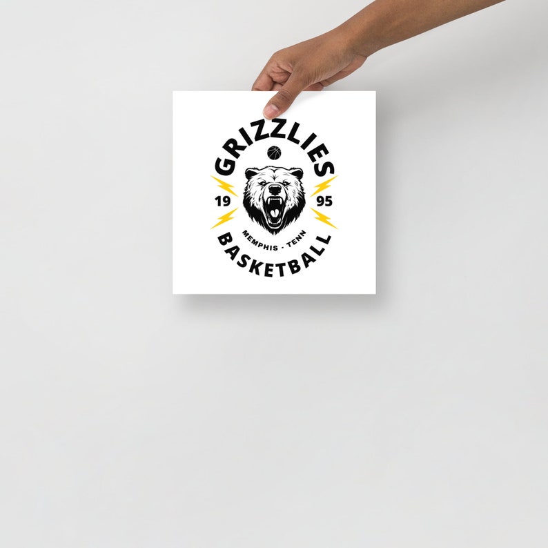 Memphis Grizzlies Poster Basketball Team Poster Wall Art Top Quality ...