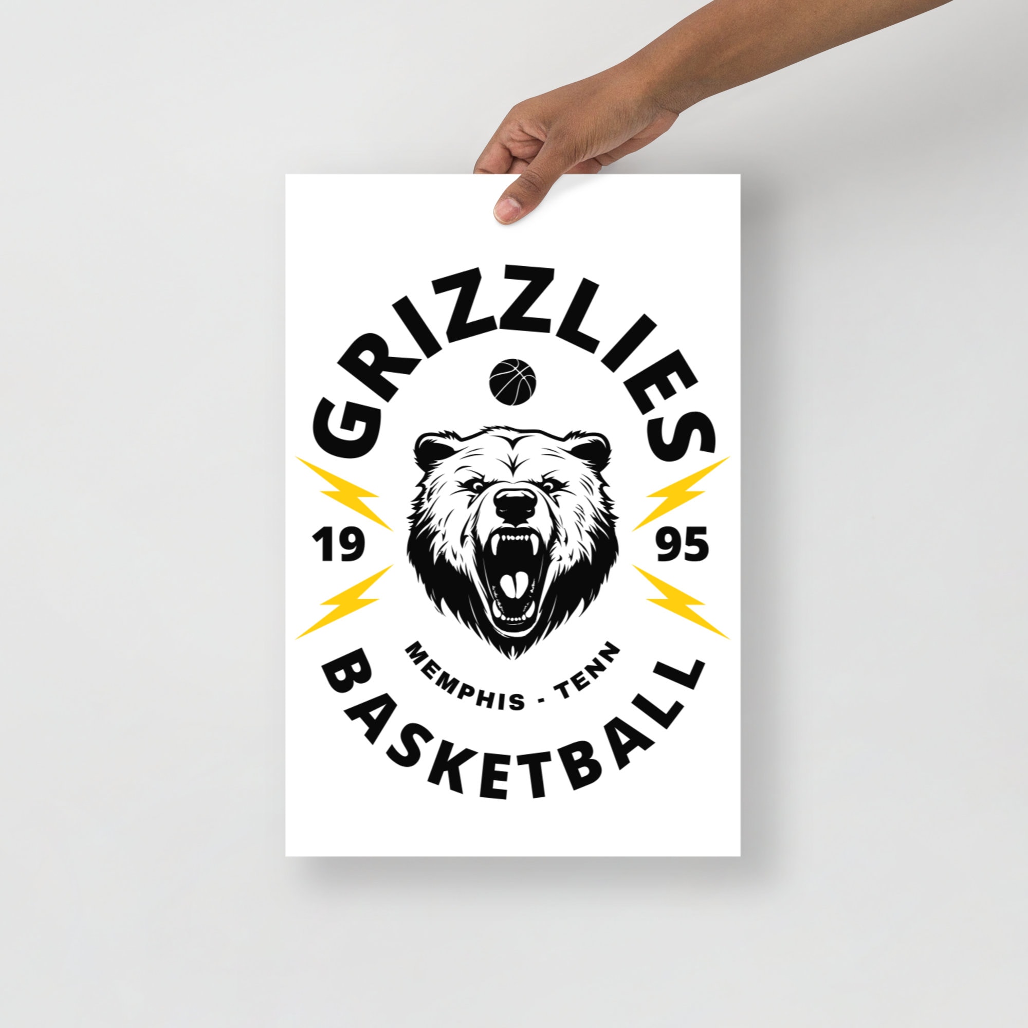 Memphis Grizzlies Poster Basketball Team Poster Wall Art Top Quality ...