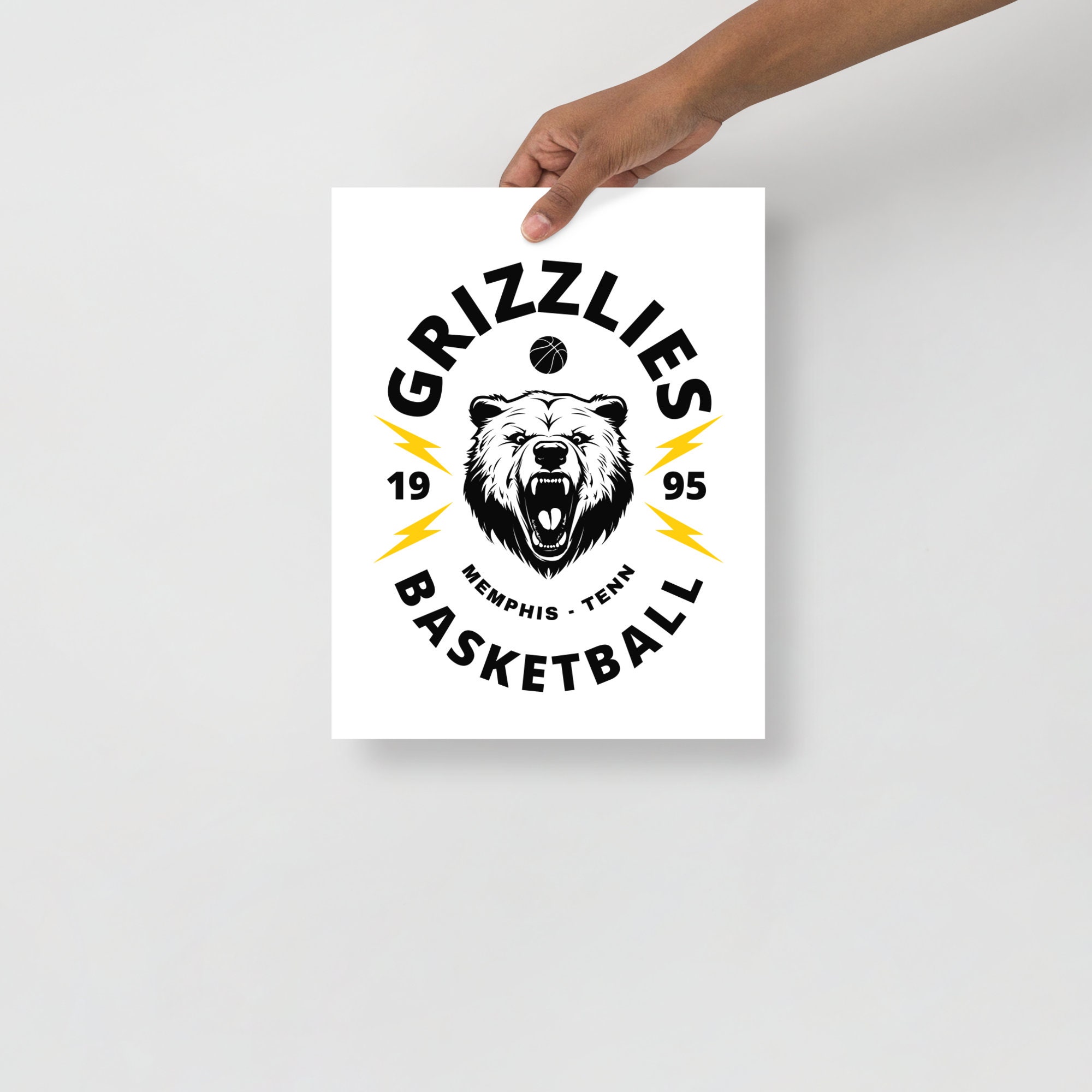 Memphis Grizzlies Poster Basketball Team Poster Wall Art Top Quality ...