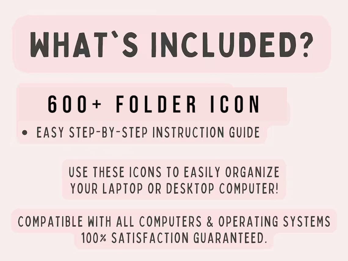 600 Creative Folder Icons Bundle Folder Icon Color Pack Mac OS Systems ...