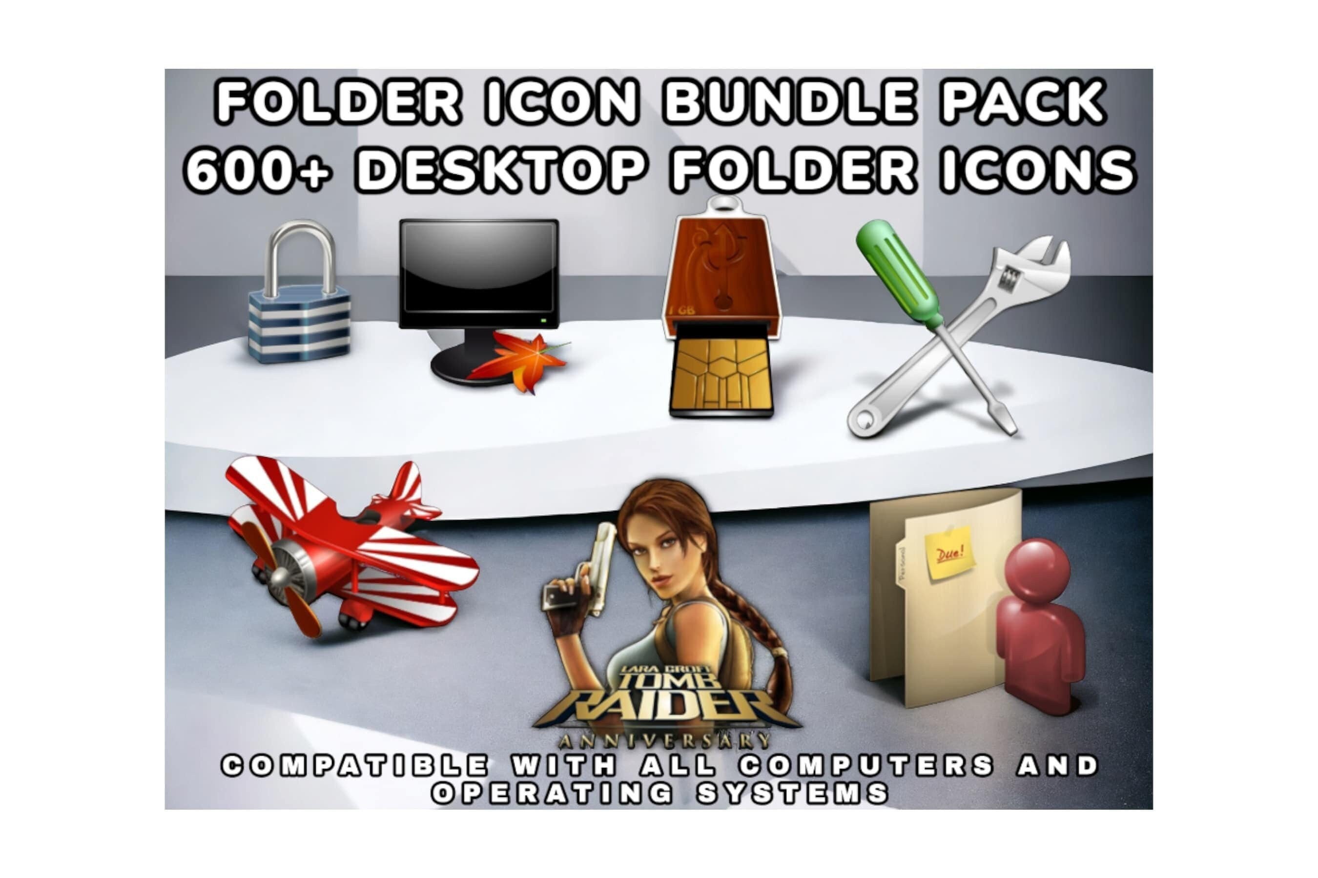 600 Creative Folder Icons Bundle Folder Icon Color Pack Mac OS Systems ...