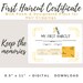 Baby's First Haircut (with Poem) - Etsy