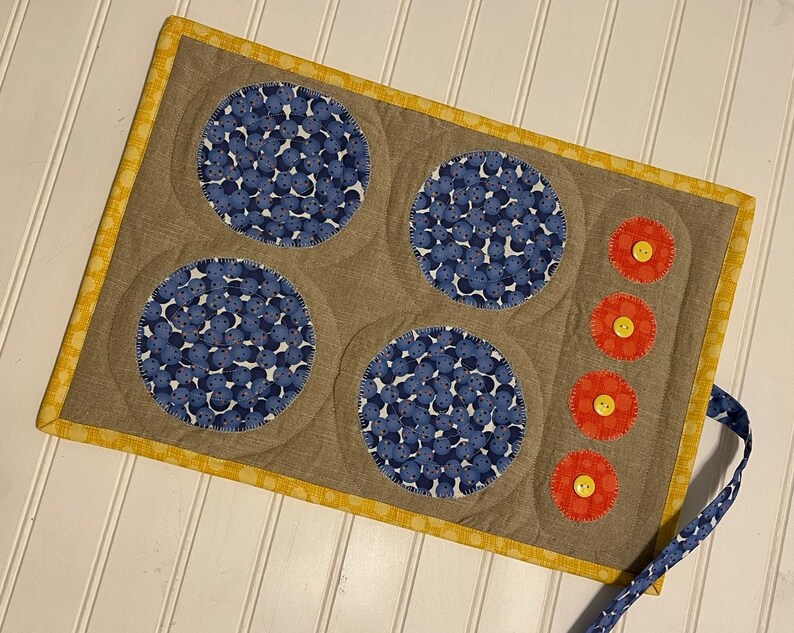 Travel Stove Top Play Mat - Pretend Play - Roll up - Gift for Child ...