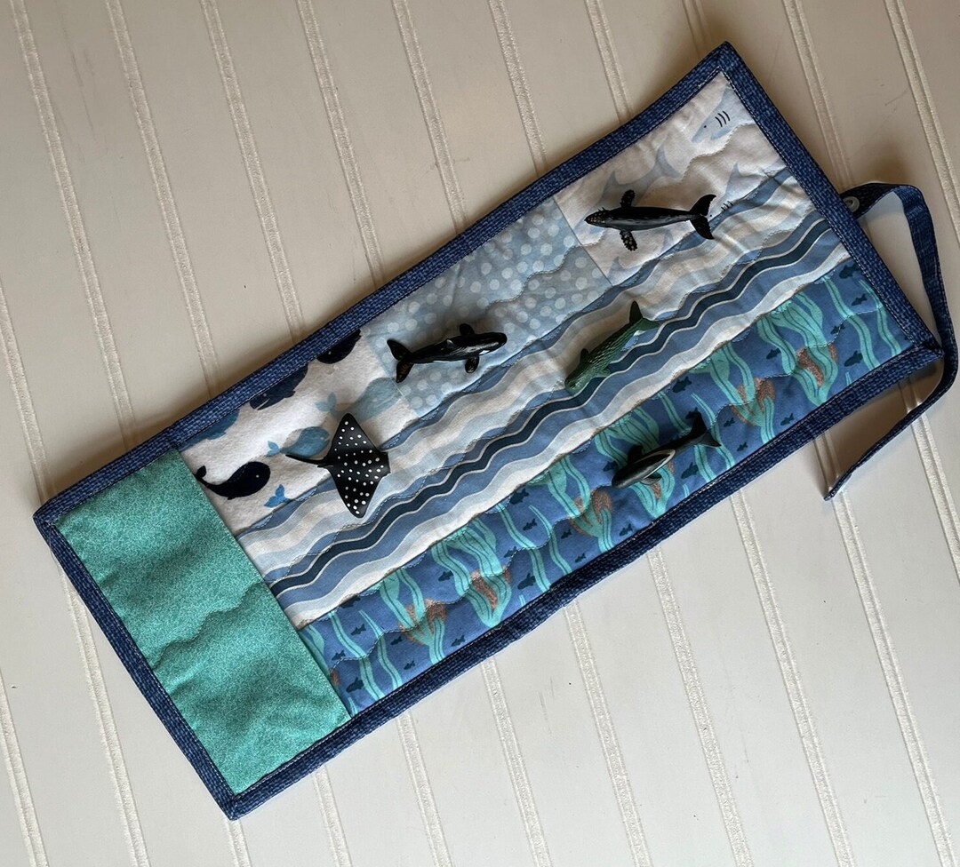 Ocean Activity Play Mat - Roll up - Travel Play Mat - Pretend Play - Etsy
