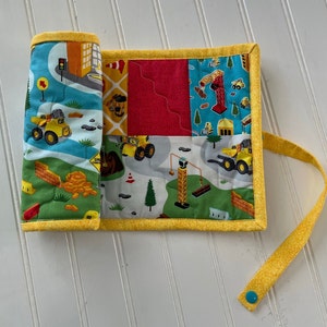 Travel Construction Play Mat - Roll up - Pretend Play - Quiet ...