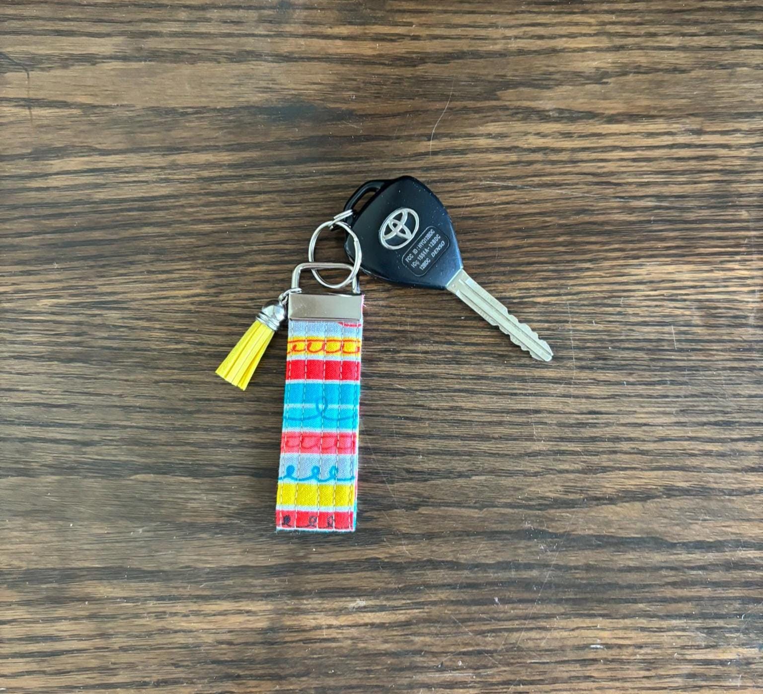 Mini Fabric Key Fob - Keychain - Etsy