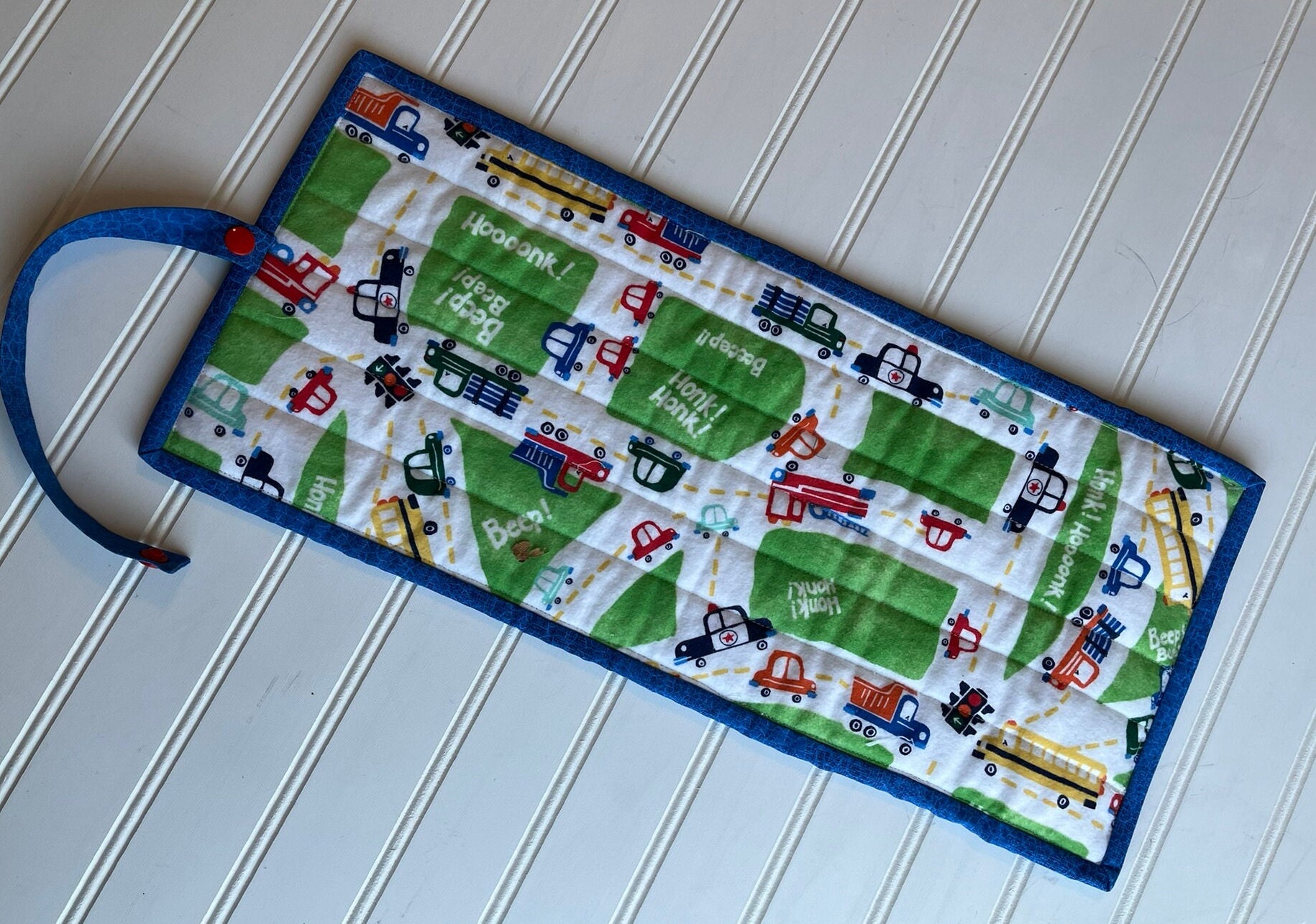 Travel Car Play Mat Roll up Pretend Play Quiet Imaginative Play Gift ...