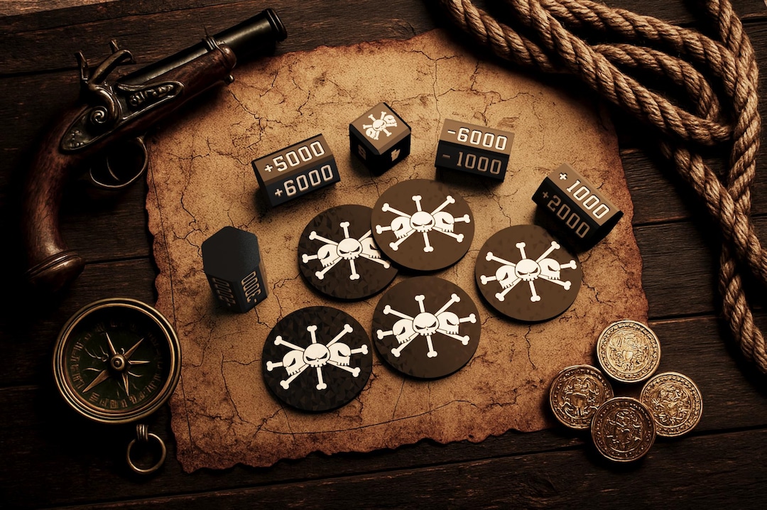 Fan-favorite One Piece Dice Set – Black Beard Inspired - Etsy