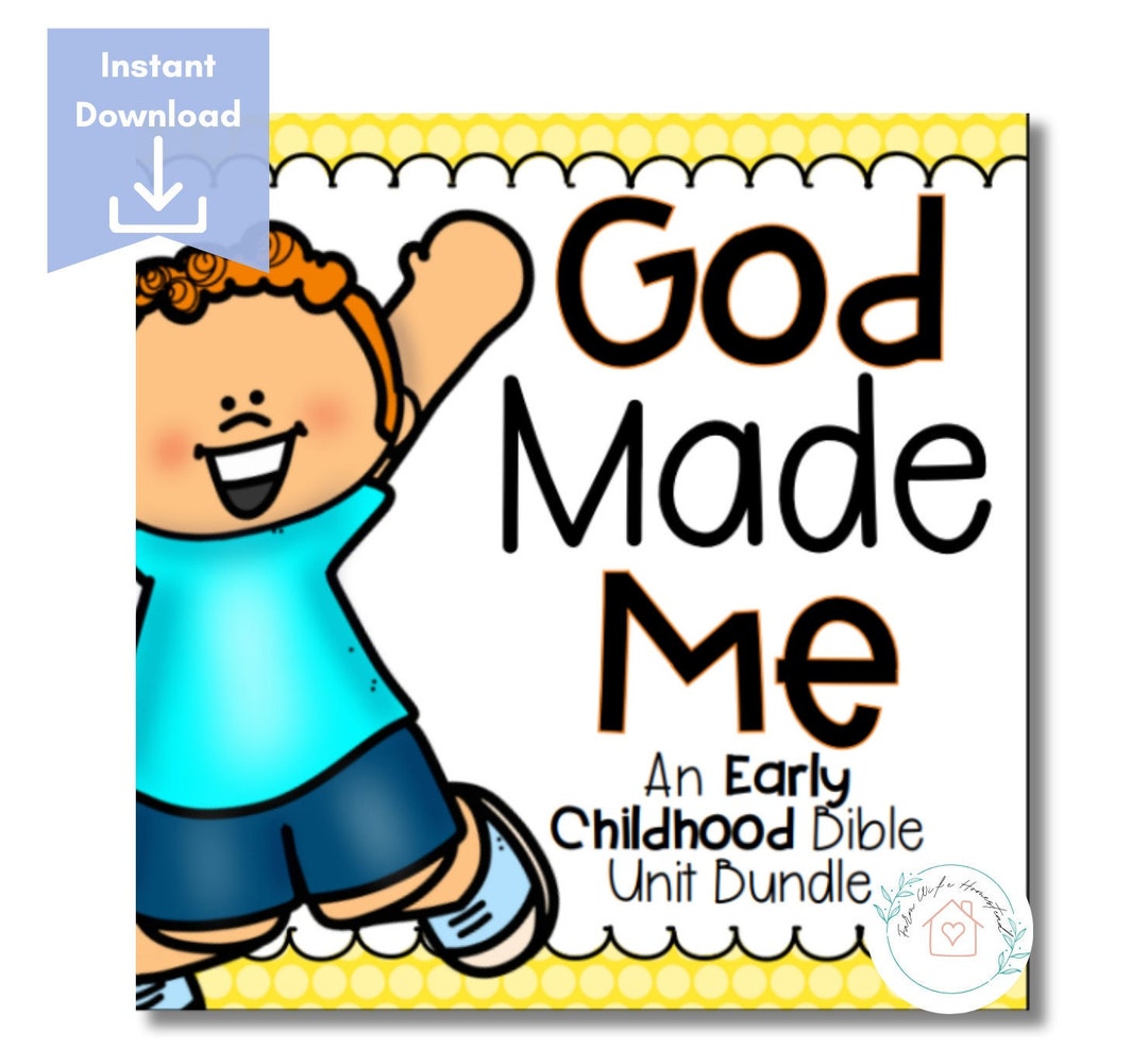 God Made Me, Kids Bible Study, Bible Study Printable, Homeschool ...