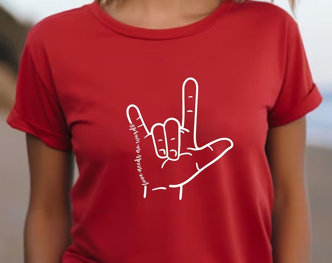 ASL FRIENDS Sign Wooden Handmade Sign Language - Etsy