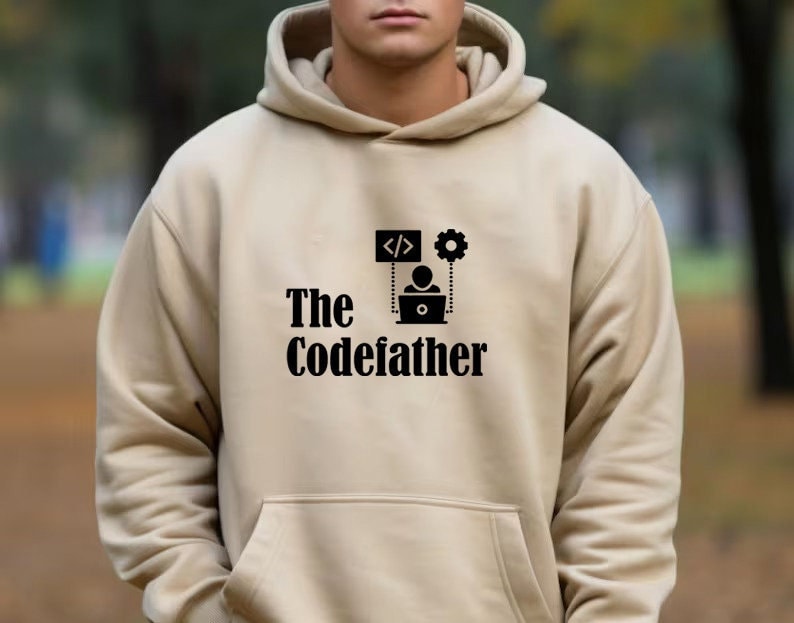 The Codefather Hoodie Coding Sweatshirt Programming Hoodie Computer ...