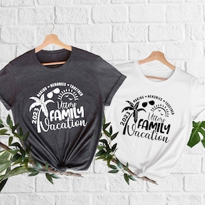 Custom Family Vacation Matching Shirts, Making Memories Together Travel ...