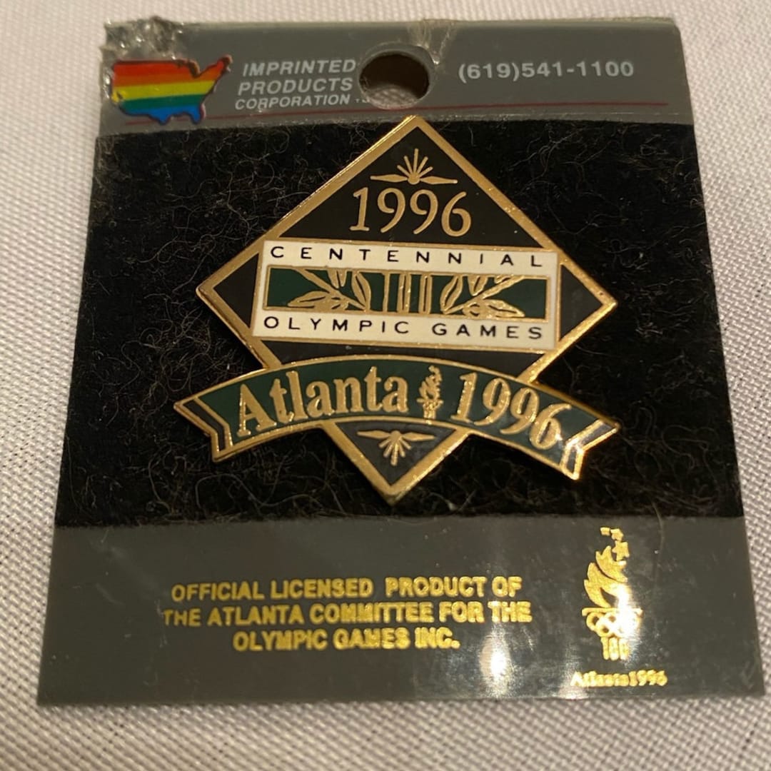 Vintage 1996 Atlanta Olympic Games Pin in Original Package - Etsy