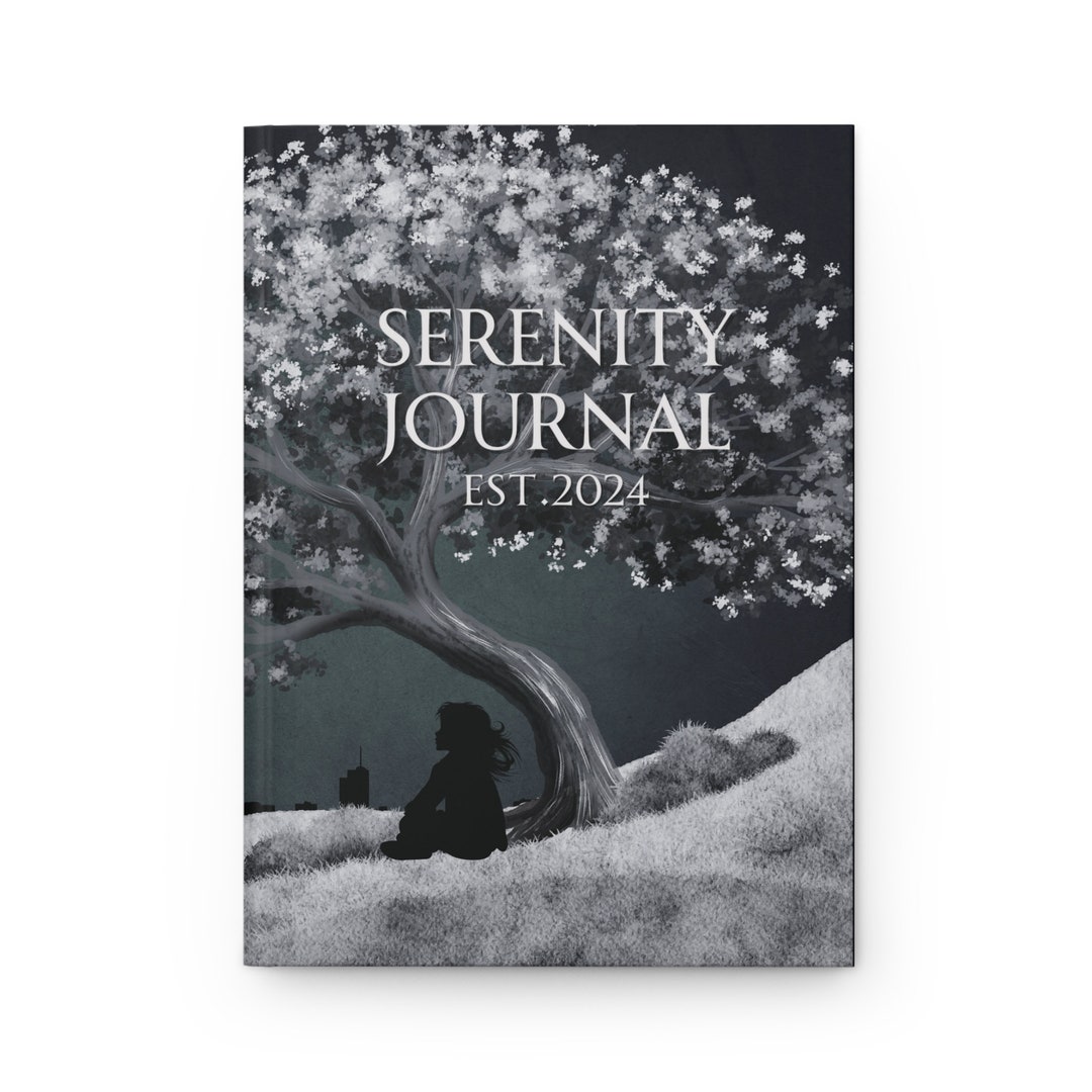 Journal Serene Landscape Book Lovers Young Girls Into Writing Black and ...