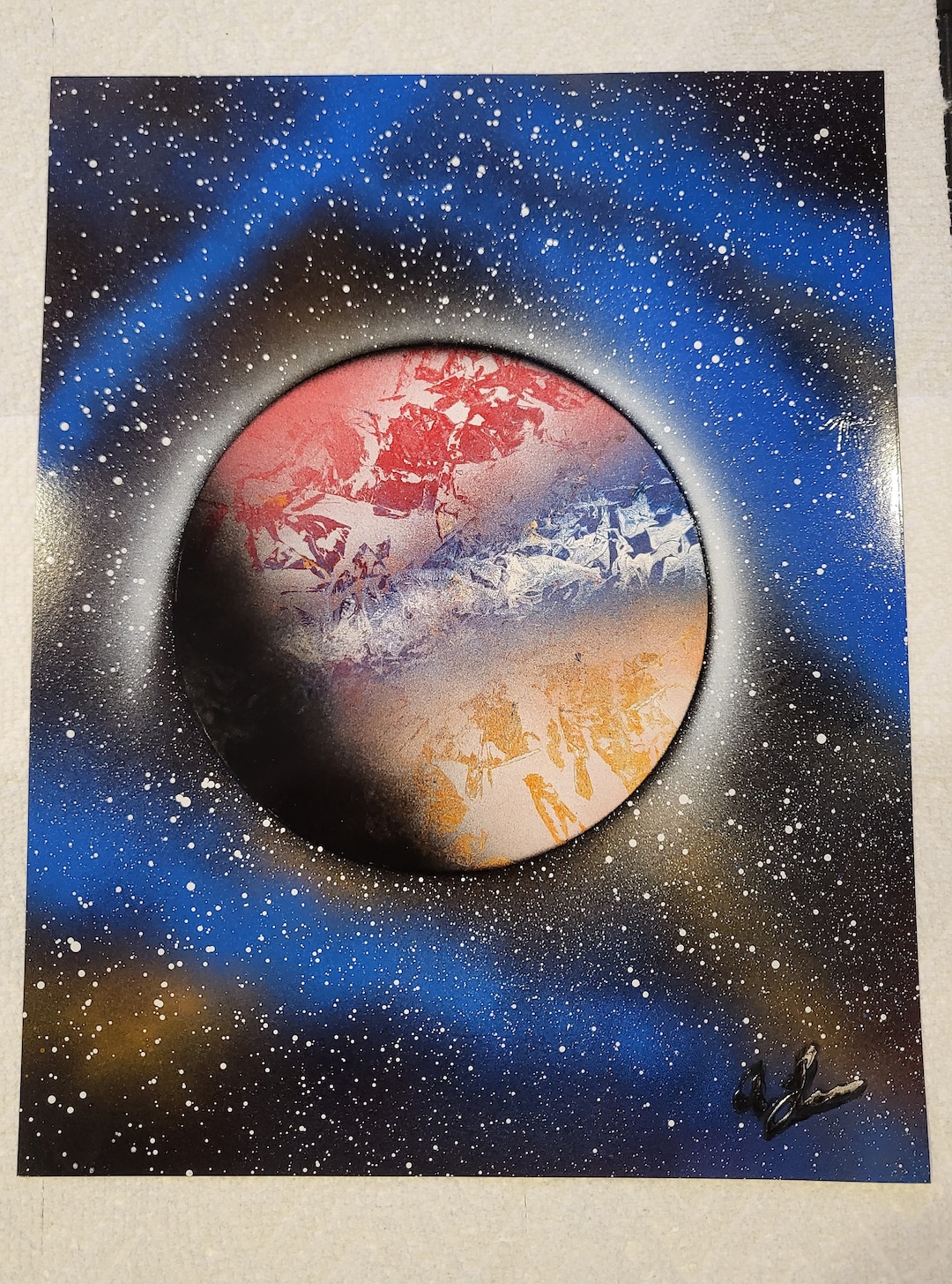 Custom Planet Painting - Etsy