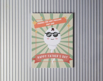 Digital Printable Father's Day Foldable Card. Digital Download PDF ...