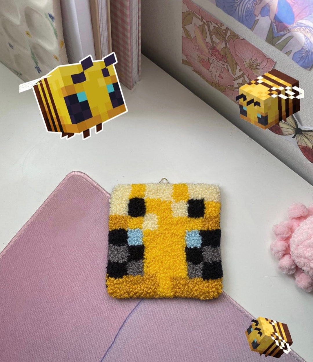 Minecraft Bee Rug - Etsy