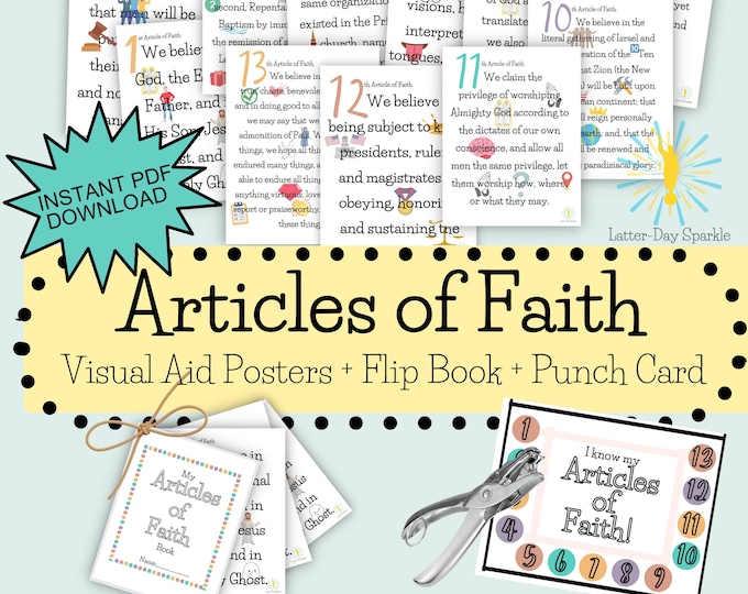 Book of Mormon Prophets Visual Aids, Church of Jesus Christ of Latter ...