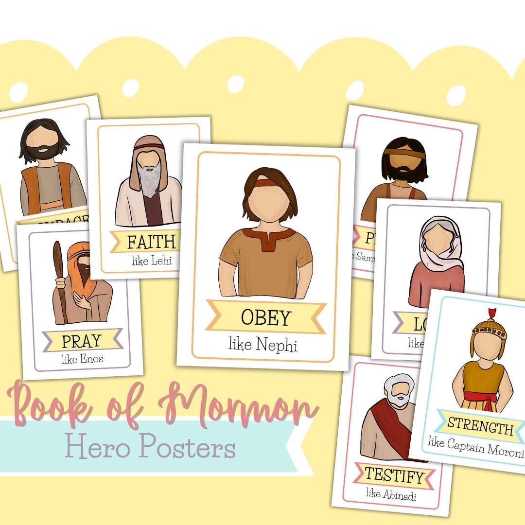 Book of Mormon Prophets Visual Aids, Church of Jesus Christ of Latter ...