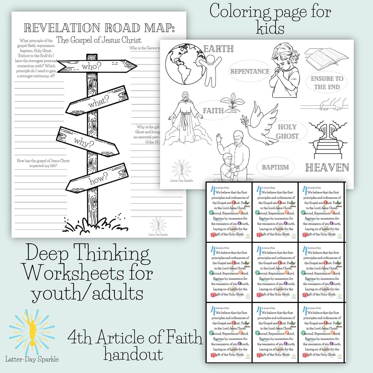 The Gospel of Jesus Christ Family Home Evening or Primary Lesson ...