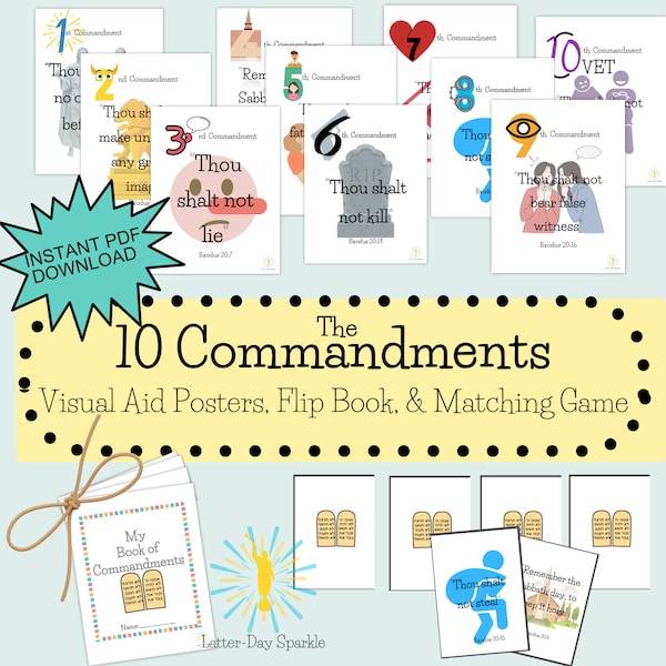 10 Commandments - Etsy