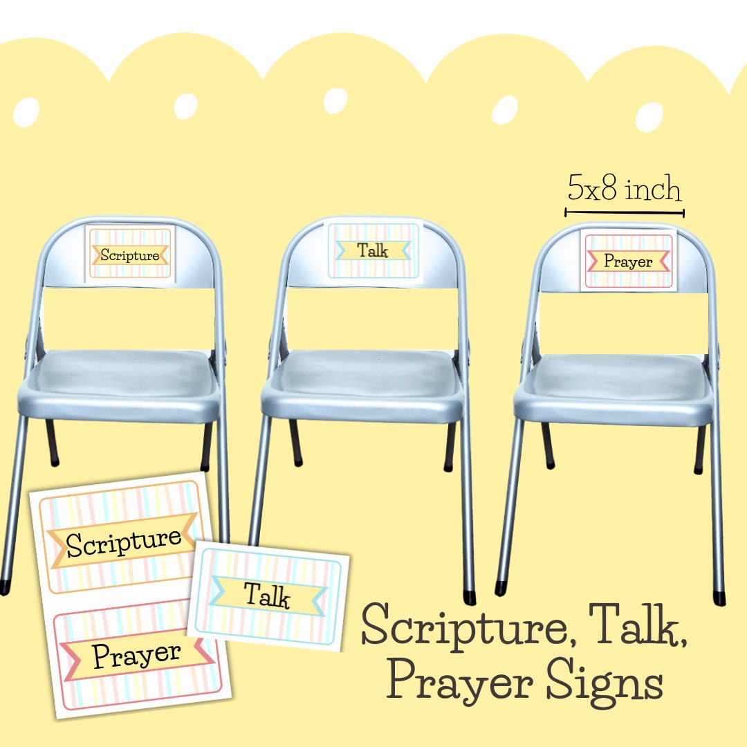 LDS Primary Sign and Tag Bundle, 2024 Book of Mormon, Church of Jesus ...