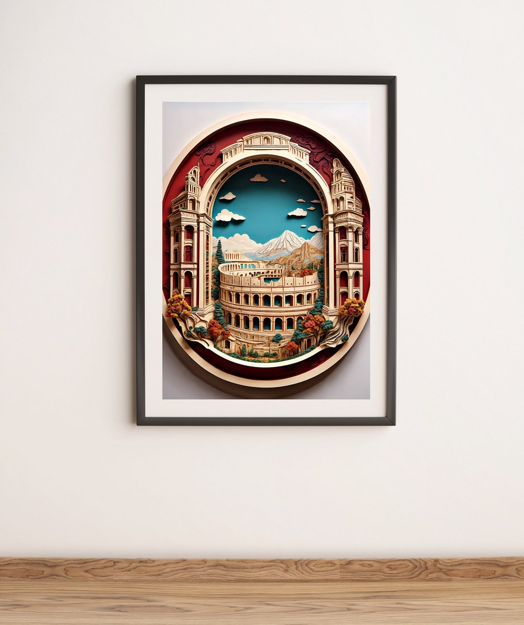 Rome Colosseum Poster, Colosseum Wall Art, Italy Printable Poster, Rome ...