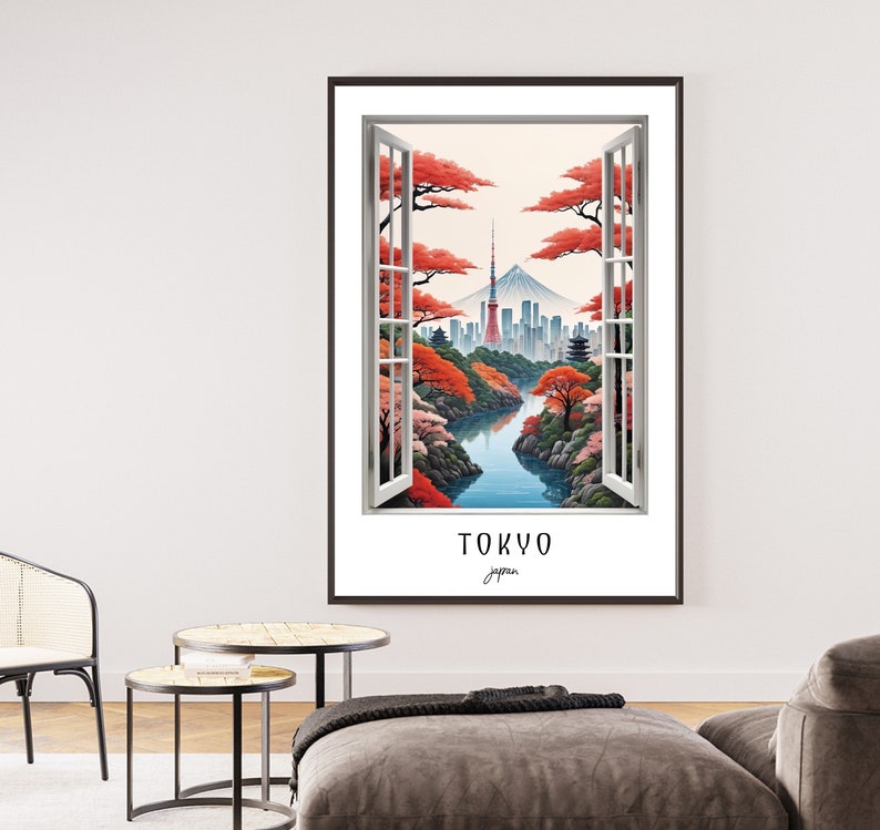 Tokyo Wall Art, Japan Art, Tokyo Printable Poster, Tokyo Poster, Tokyo ...