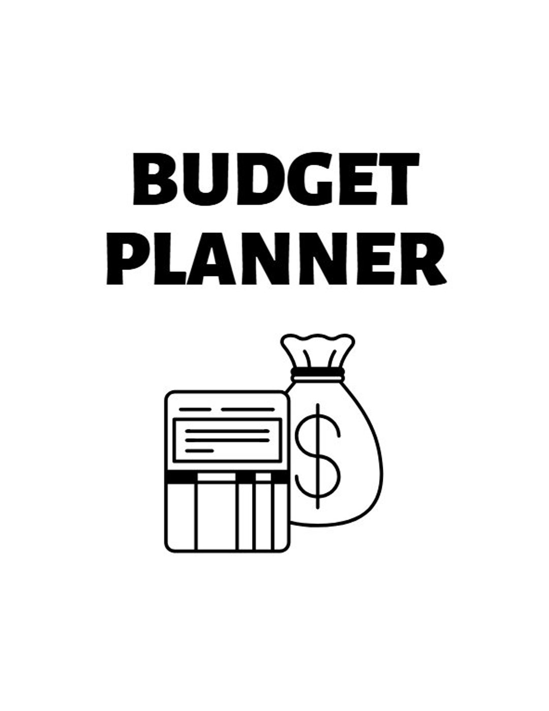 Budget Planner Template - Etsy