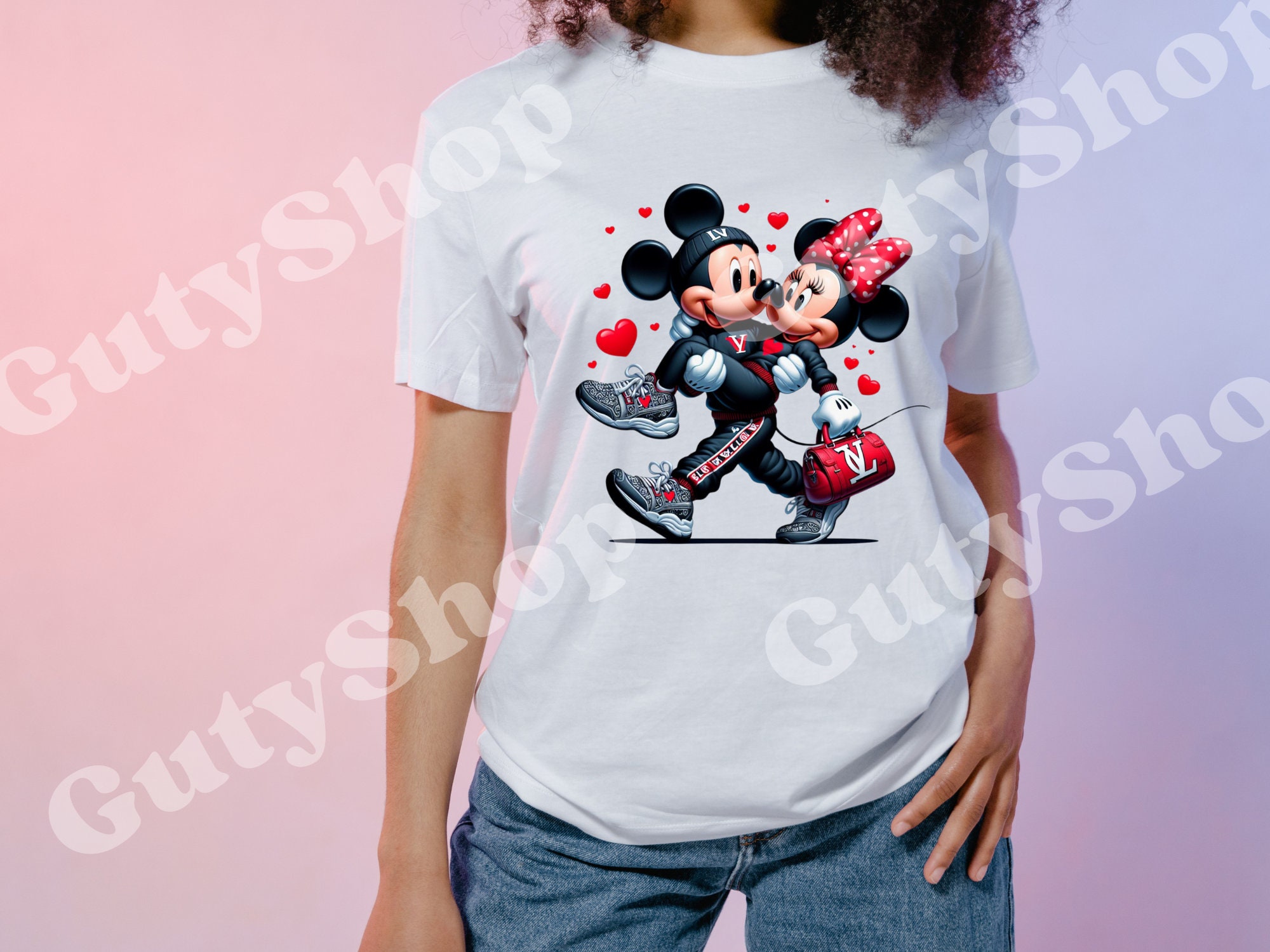 Cute Couple of Little Mice in Love Png - Etsy