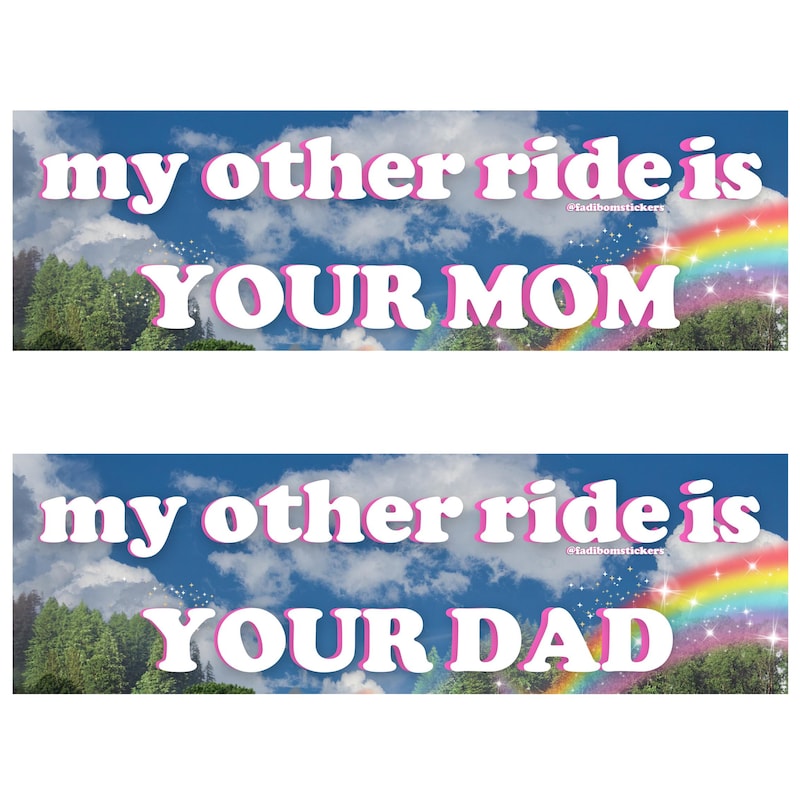 My Other Car is a Bumper Sticker - Etsy